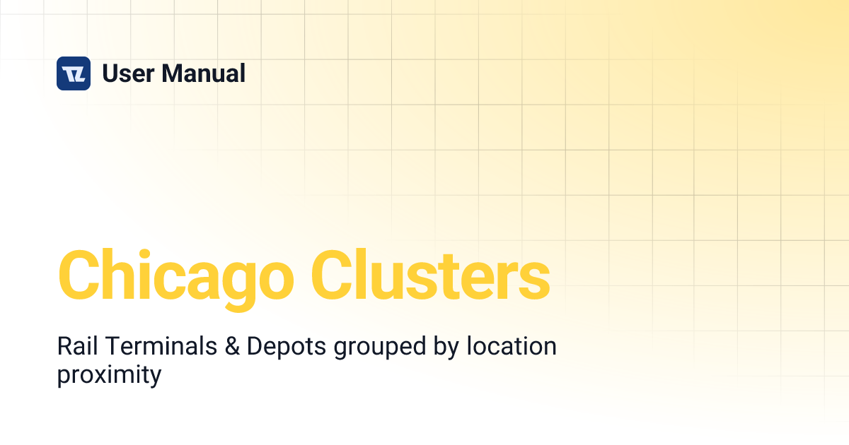 Chicago Clusters | User Manual